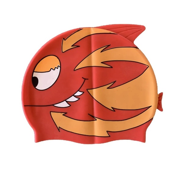 Club Swim | Swim | New Club Swim Silicone Kids Junior Jr Swim Cap Shark ...